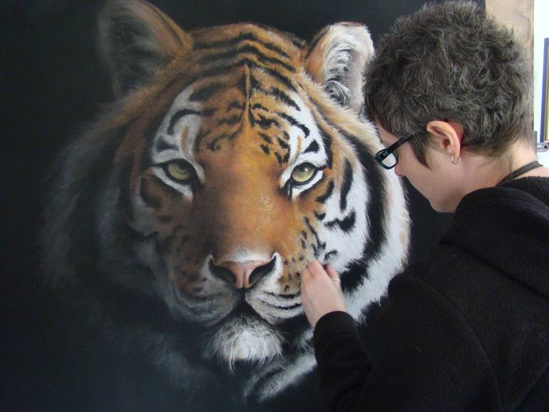 Burning Bright Drawing by Angela Davidson | Saatchi Art