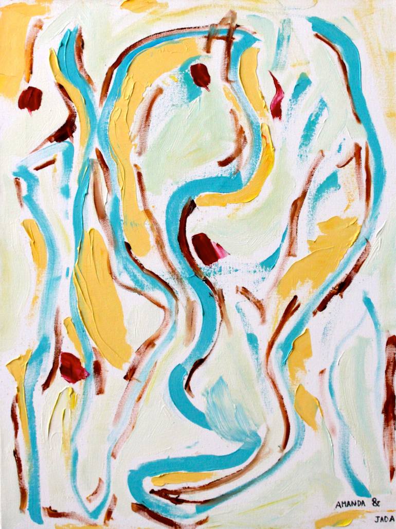 horses (SOLD) Painting by Amanda Quach | Saatchi Art