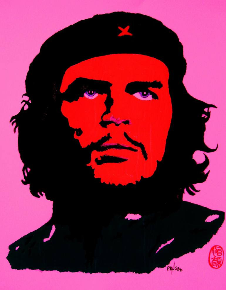 Blue eyed Che Painting by Althea Adah Recuerdo | Saatchi Art
