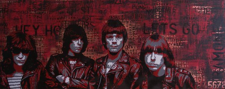 Ramones Painting by Neil Bell | Saatchi Art
