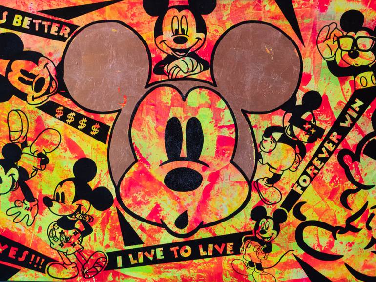 MICKEY MOUSE Painting by JoGis Art | Saatchi Art