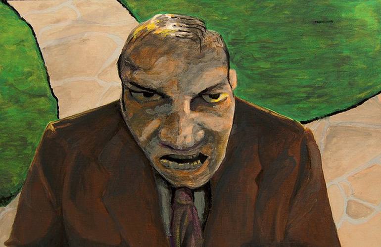 The Duke of Darkness Painting by Scott Lickstein | Saatchi Art