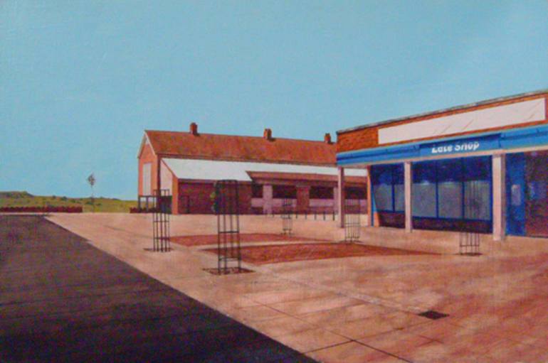 Late Shop Painting by Graham Stokes | Saatchi Art