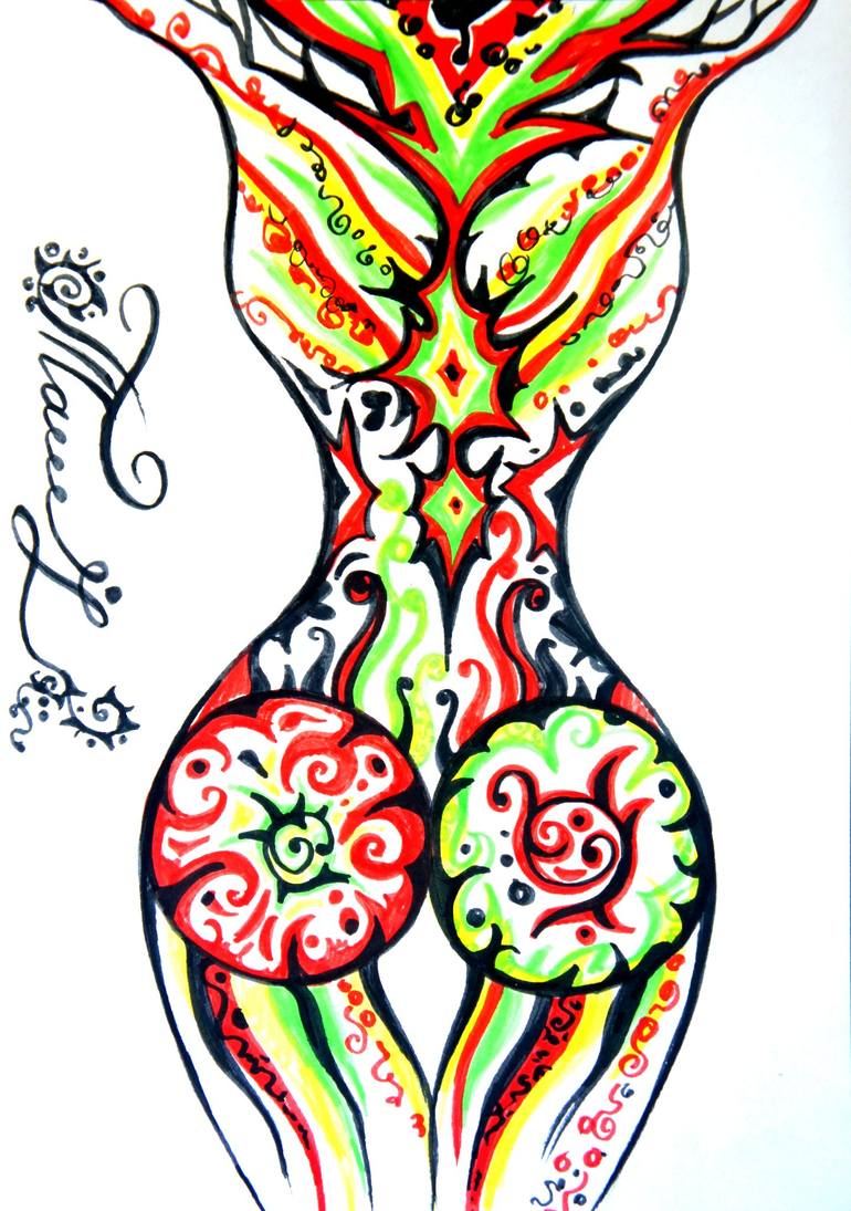 EcstaSy #59 Drawing by Iryna Tatur | Saatchi Art