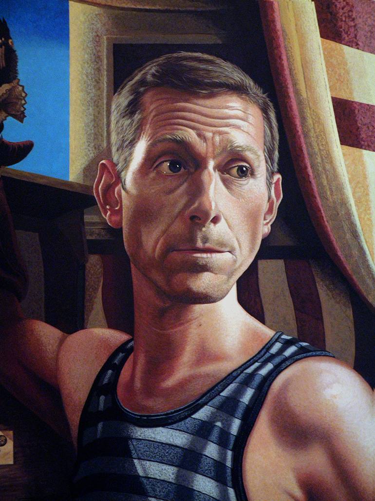 Robert - Puppet Master (Detail) Painting by JOHN DULIEU | Saatchi Art