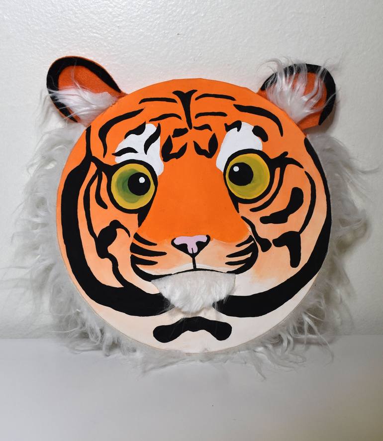 Tino Tiger II Painting by Emily Veldman | Saatchi Art