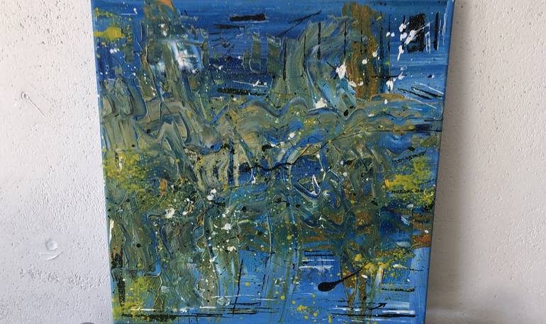 Paradies Fire Painting by Fethi Balta | Saatchi Art