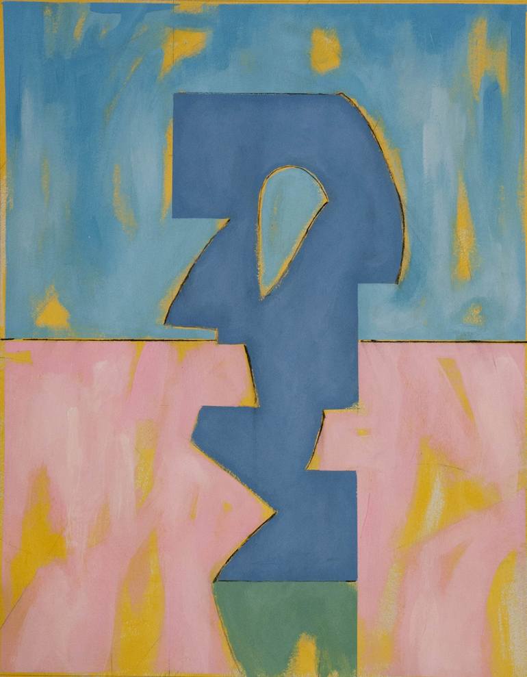 Figure for a Totem number 6 Painting by Nigel S Rogers | Saatchi Art