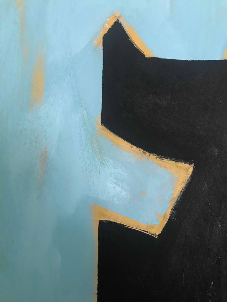 Figure for a Totem number 7 Painting by Nigel S Rogers | Saatchi Art