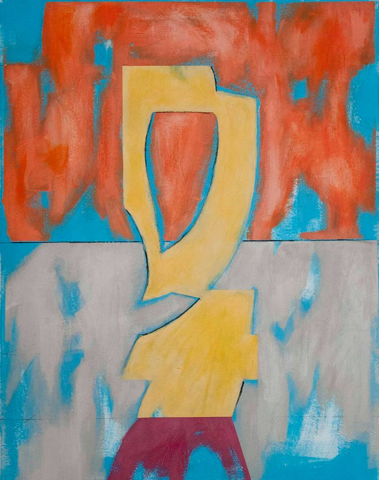 Figure for a Totem number 4 Painting by Nigel S Rogers | Saatchi Art