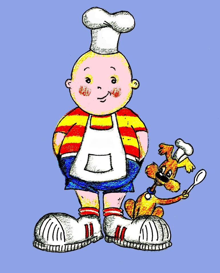 Bertie and Rufus Drawing by Caroline R Mabey | Saatchi Art