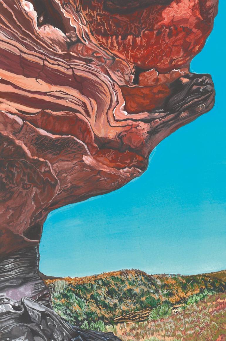 Kalbarri National Park Painting by Jessica Rose | Saatchi Art