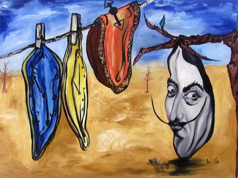 OMAGGIO A DALI' Painting by Maria Suppa | Saatchi Art