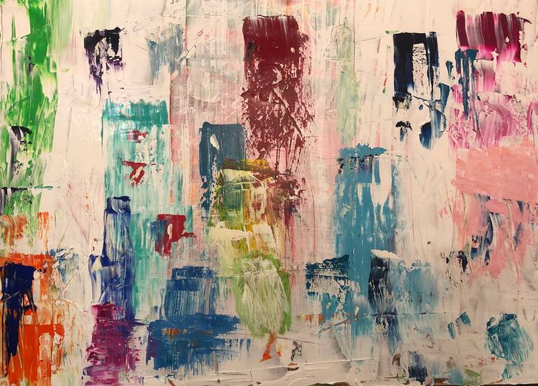 Waterfalls No. 2 Painting by Nathan Vasher | Saatchi Art