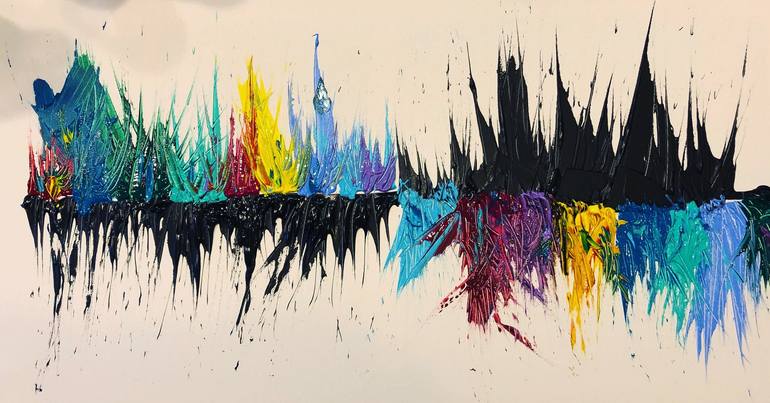 Cycling Painting by Nathan Vasher | Saatchi Art