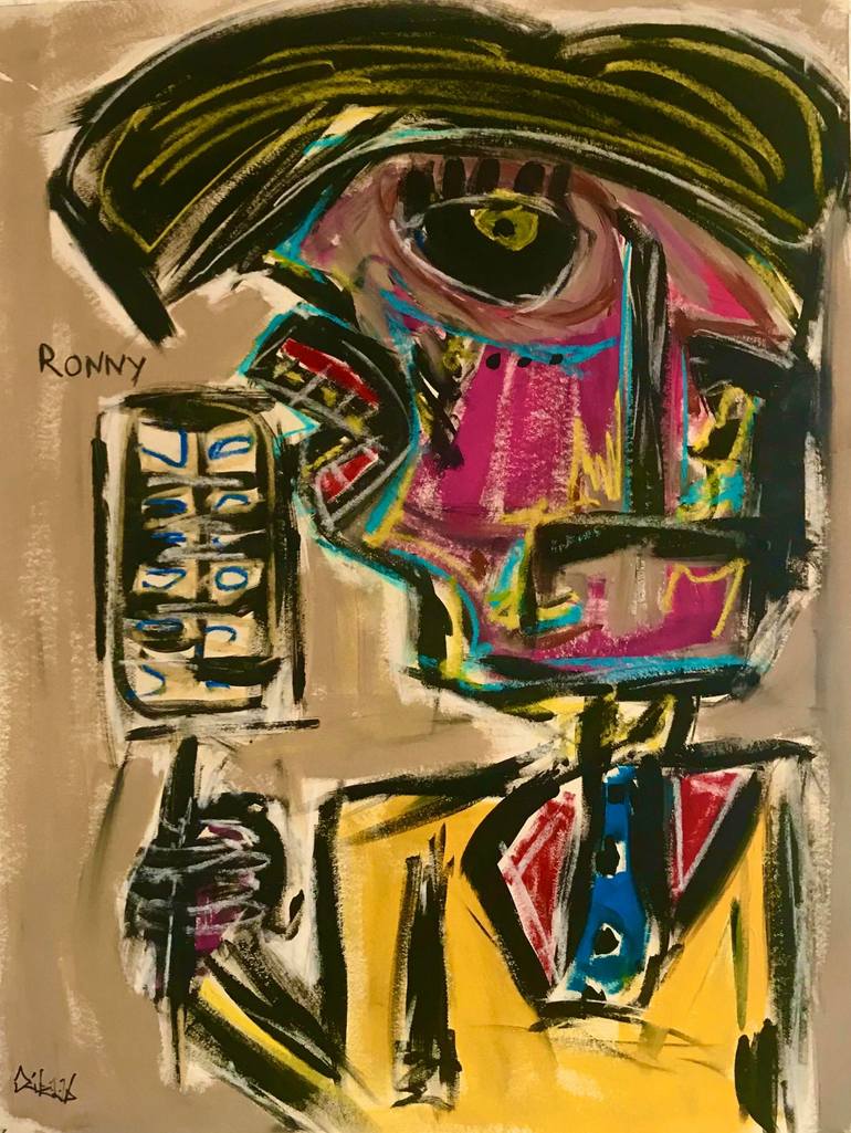 Ronny Painting by Ooboov Ka Pi | Saatchi Art