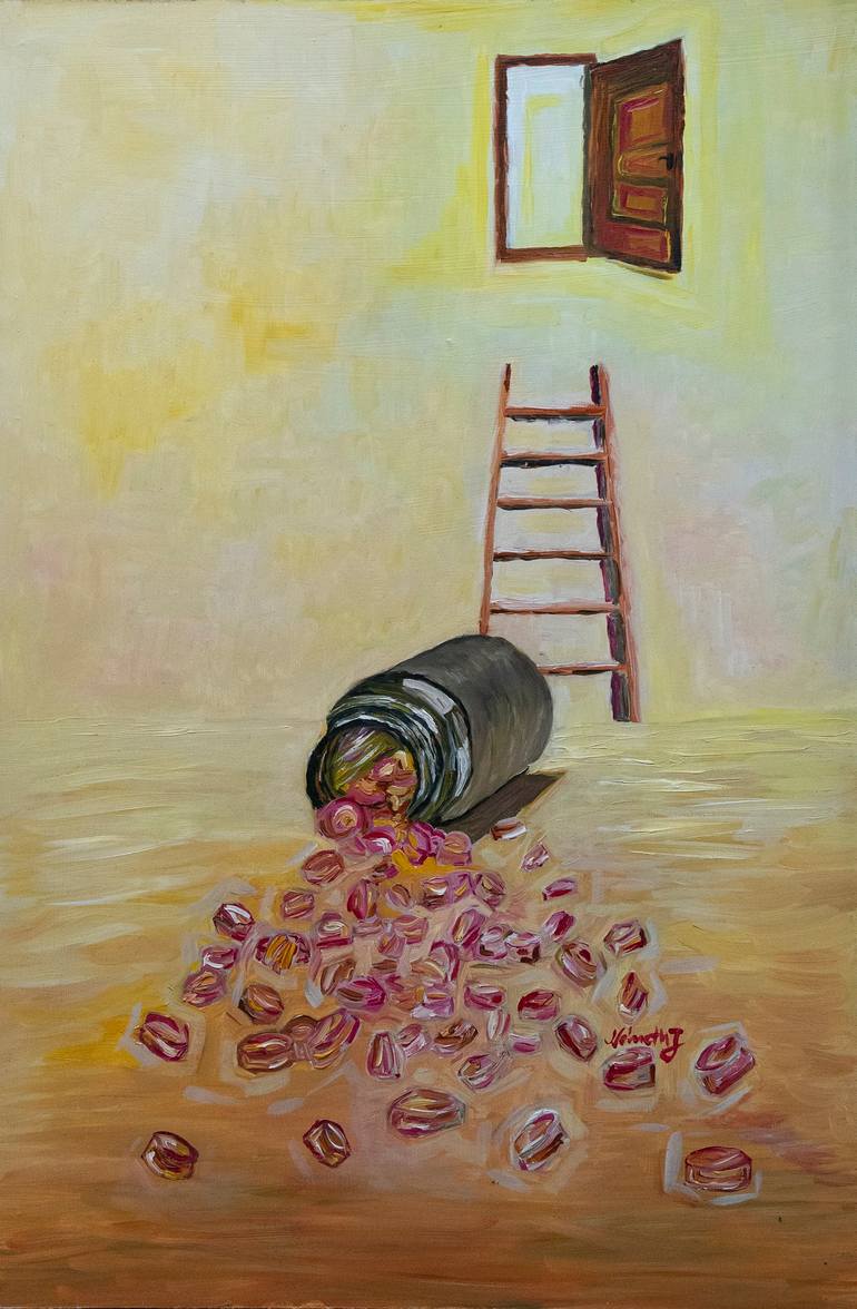 Passageway Painting by Judit Nemeth | Saatchi Art