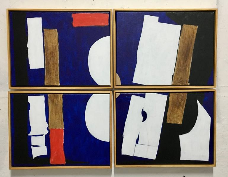 Quadriptych I-IV Painting by Steve Starr | Saatchi Art