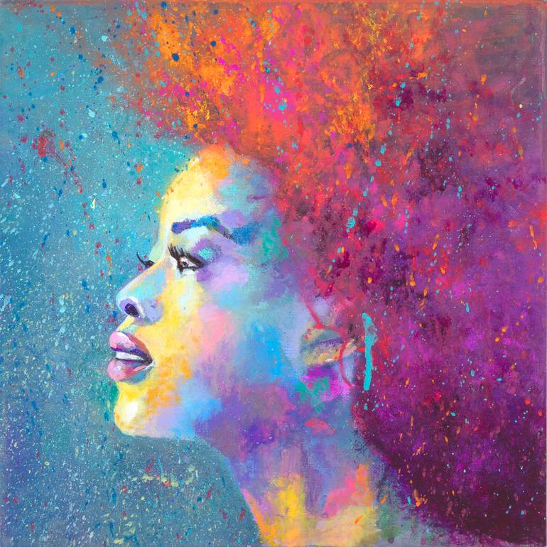Walking into Power Painting by Kiki Tolman | Saatchi Art