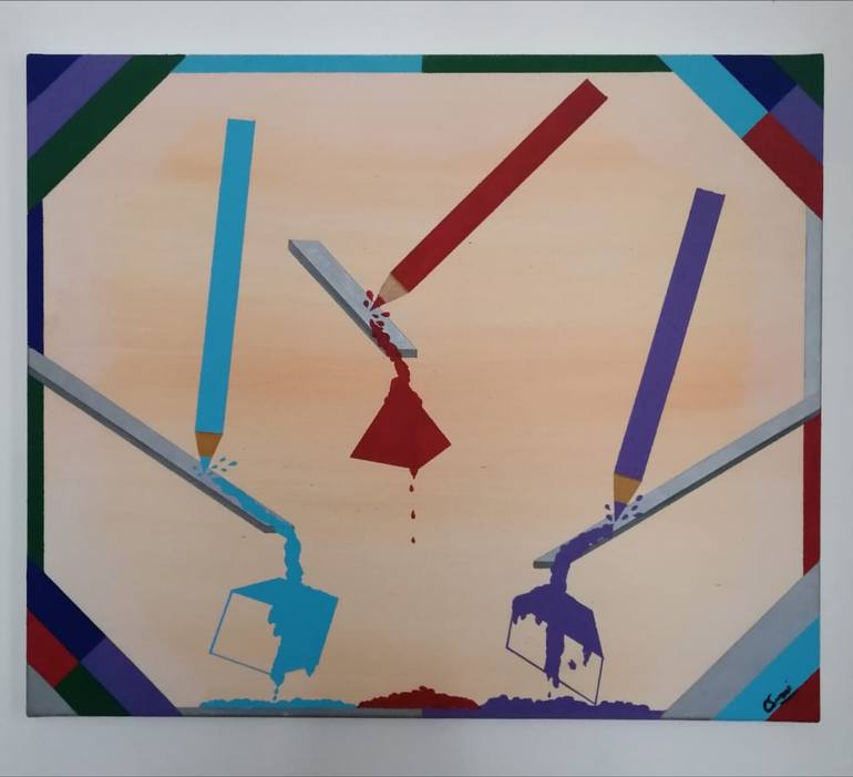 colors Painting by claudio sozzi | Saatchi Art