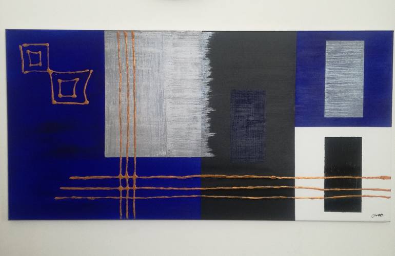 Astratto lineare Painting by claudio sozzi | Saatchi Art