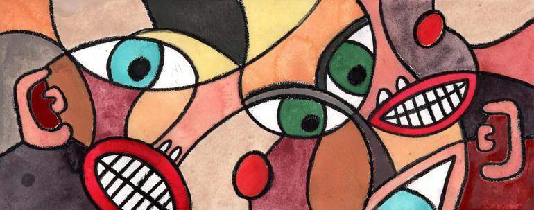 untitled Painting by ᴠᴀɴ ᴅᴇɴ ʜᴏᴏᴠᴇɴ | Saatchi Art