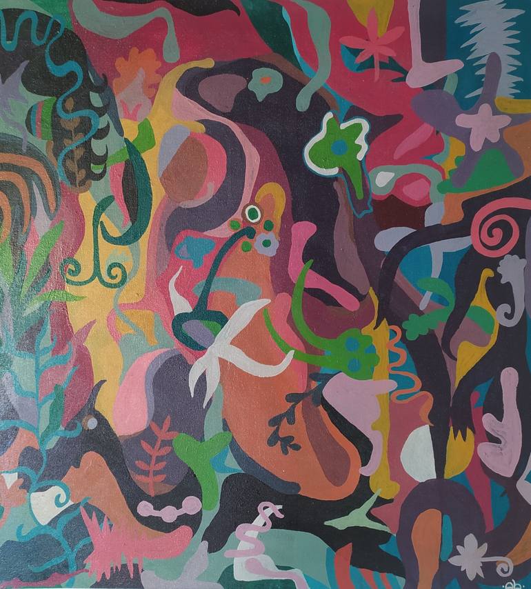 Flora Nusantara Painting by Hanafi Bara | Saatchi Art