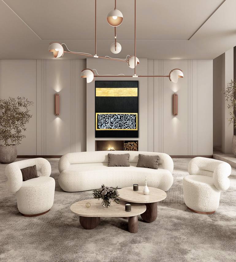 Majestic Pathway Contemporary Minimalist Modern Texture Painting by ...