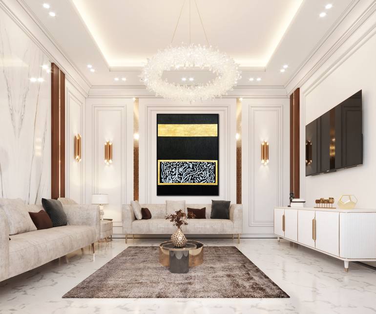 Majestic Pathway Contemporary Minimalist Modern Texture Painting by ...