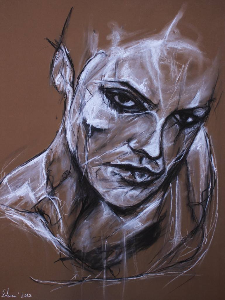 Nemesism Charcoal Painting by Muhammad Suleman Rehman | Saatchi Art