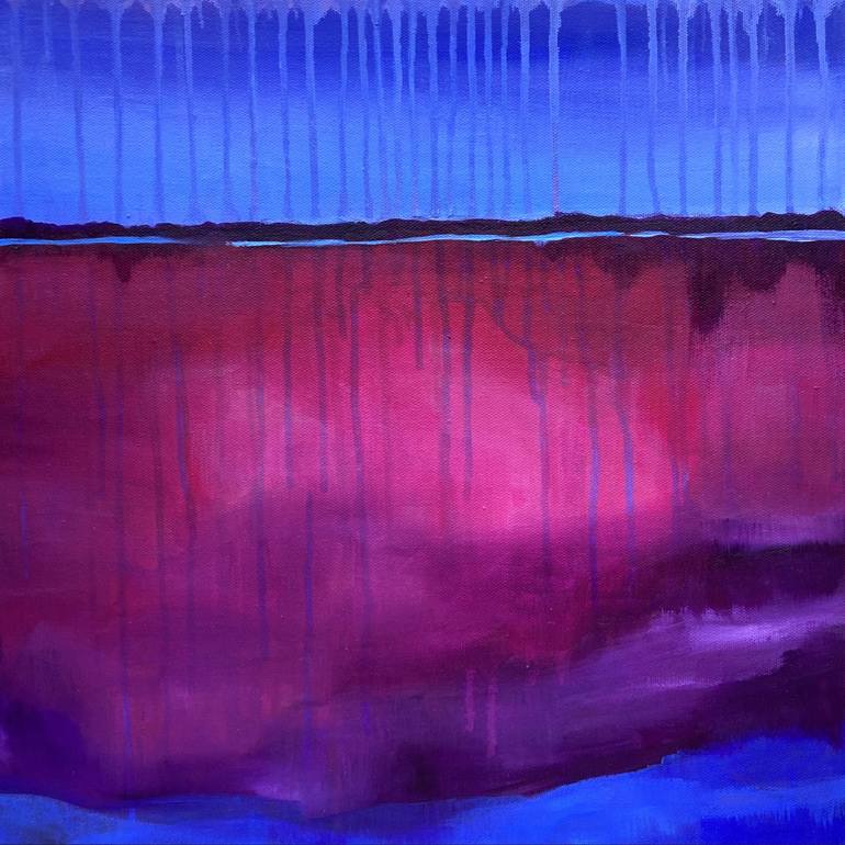 Permanent rose Painting by Amrita Tandon | Saatchi Art