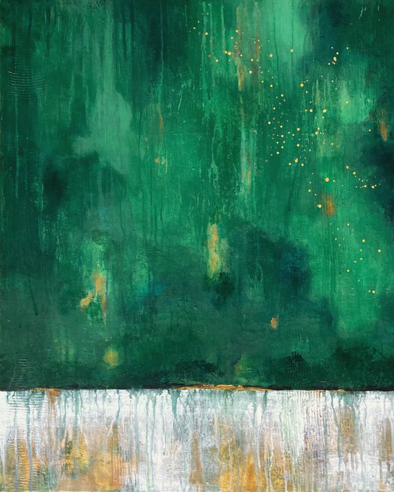 Enchanted Forest Painting by Amrita Tandon | Saatchi Art