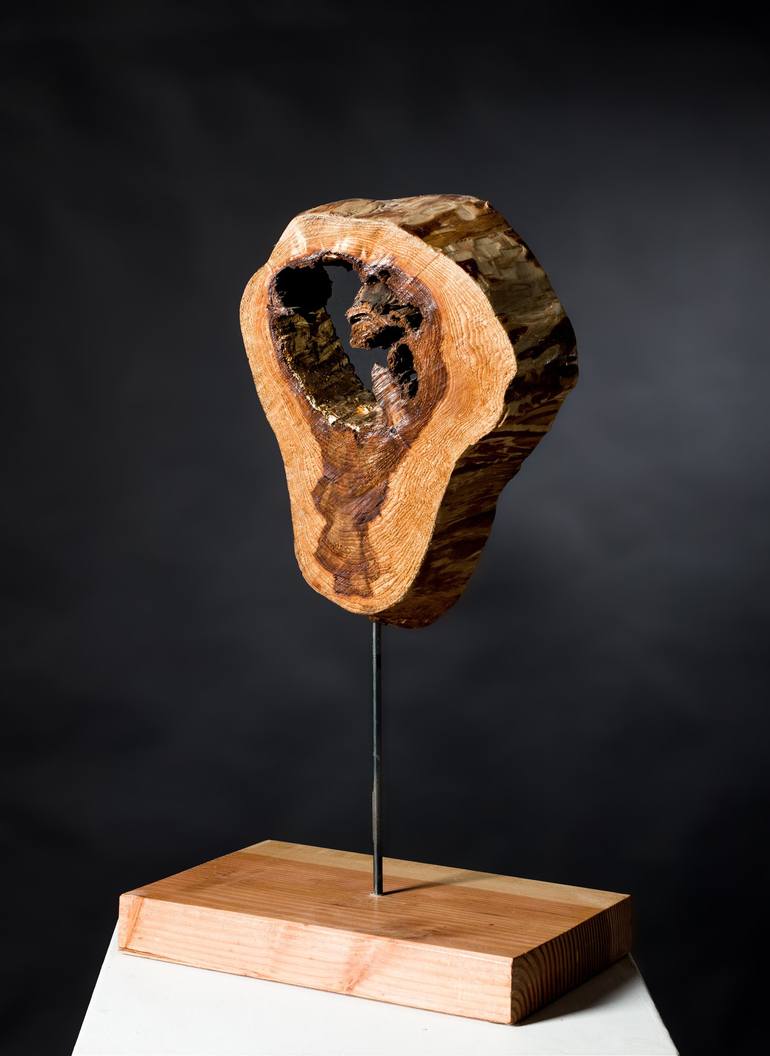 Golden hole Sculpture by Claudio Marziali | Saatchi Art