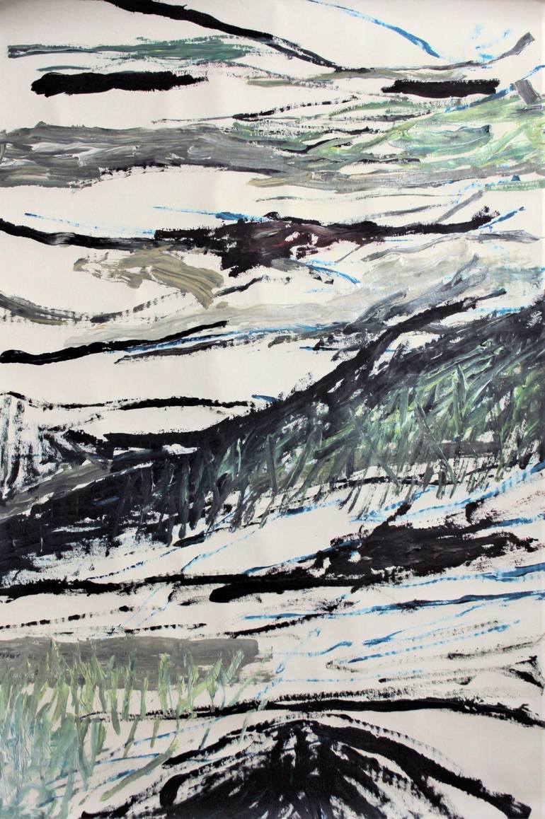 waves Painting by Karun Lazar | Saatchi Art