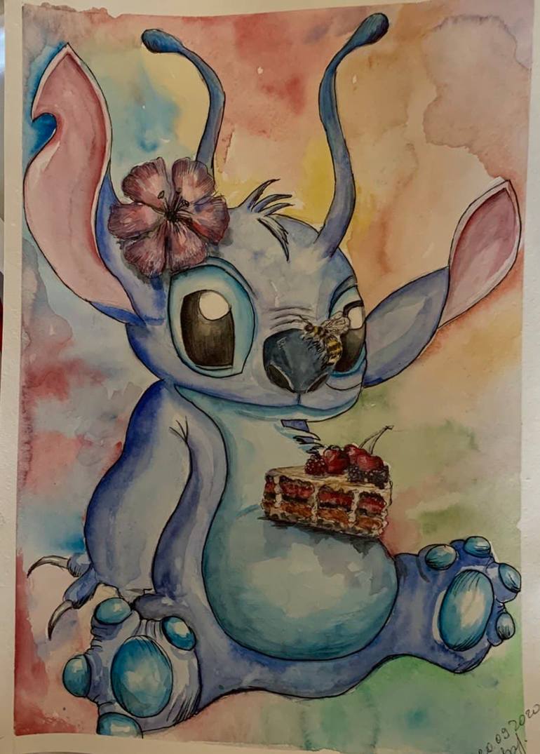 STITCH Painting by Iryna Shydlovska | Saatchi Art