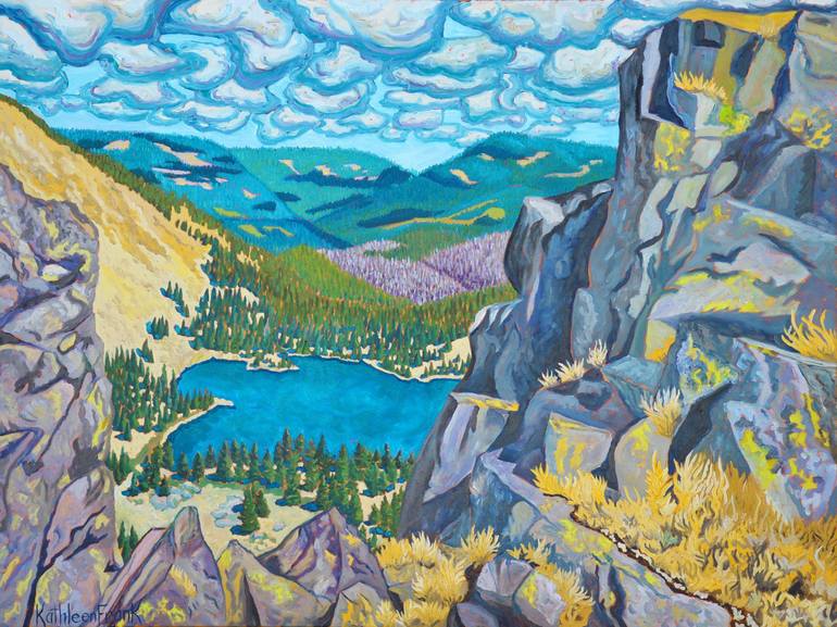 Lake Katherine Painting by Kathleen Frank | Saatchi Art