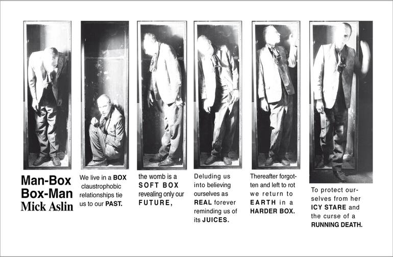 Manbox cartoon strip Photography by Mick Aslin | Saatchi Art