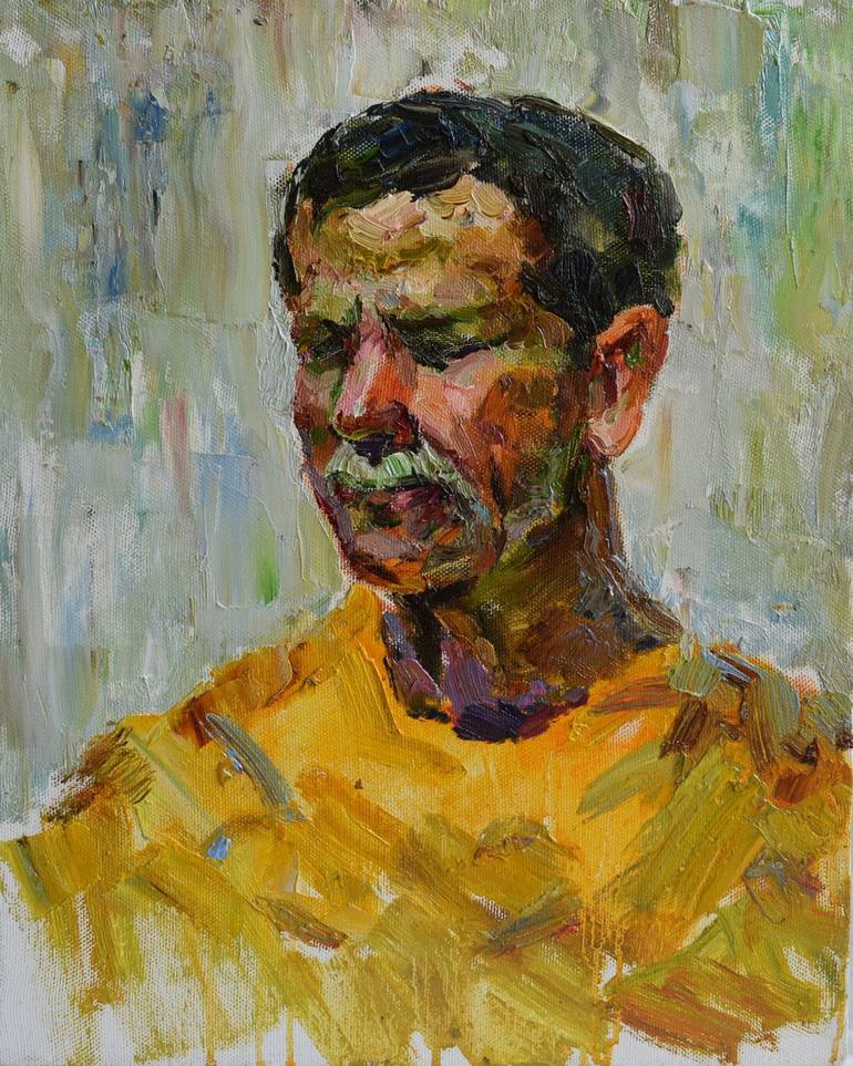 Lyonya etude Painting by Iliya Haharev | Saatchi Art