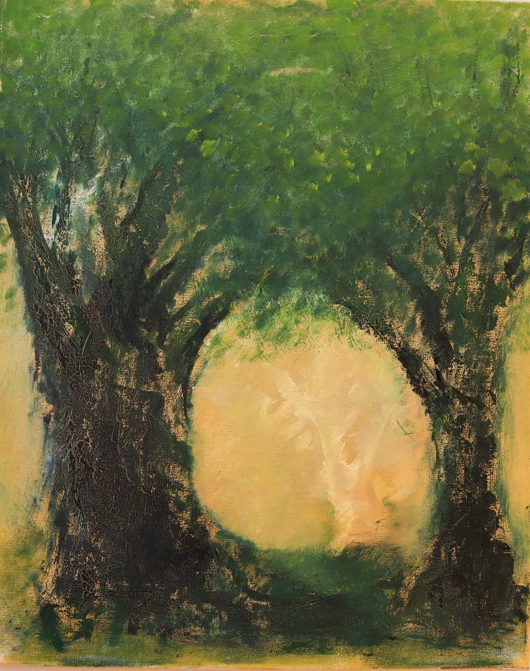 School Spirit - Trees Painting by N R Perkowski | Saatchi Art