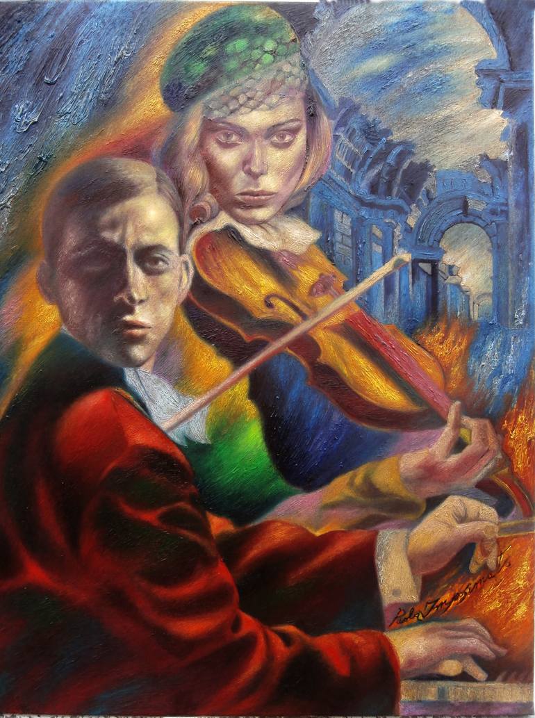 AN OPENING AT THE OPERA Painting by Paola Imposimato | Saatchi Art