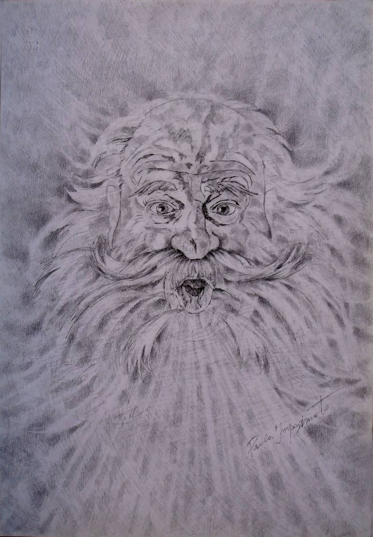 THE GOD OF THE WINDS Drawing by Paola Imposimato | Saatchi Art