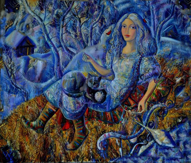 Winter Painting by Sergey Lebedev | Saatchi Art