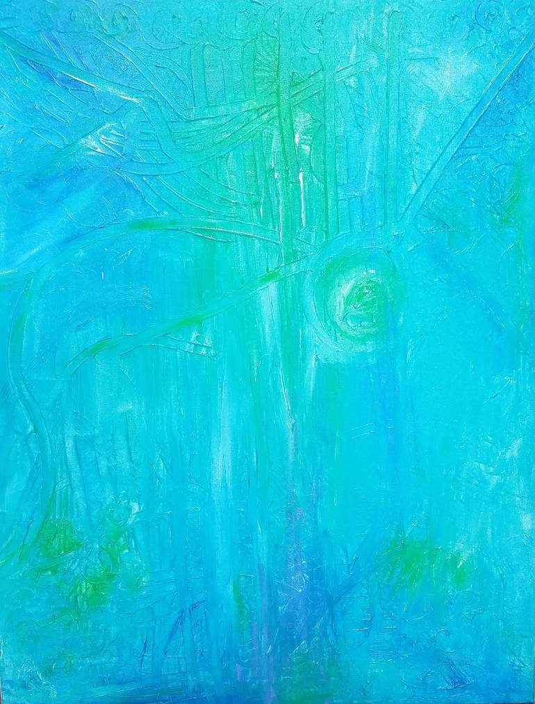 Blue Haze Painting by Angela Asher Setzer | Saatchi Art
