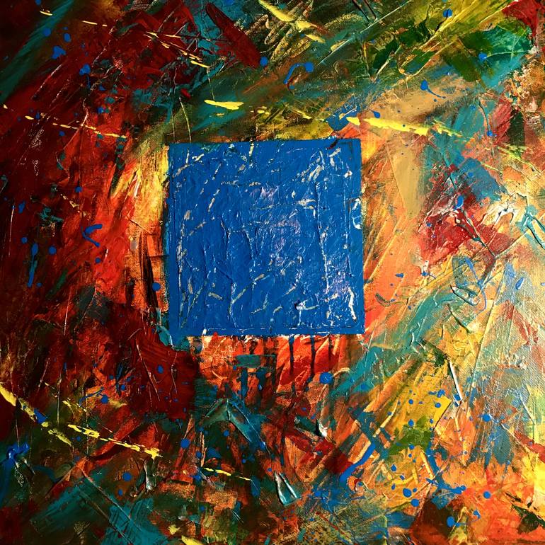 Zima Blue Painting by Marvin Nowozin | Saatchi Art