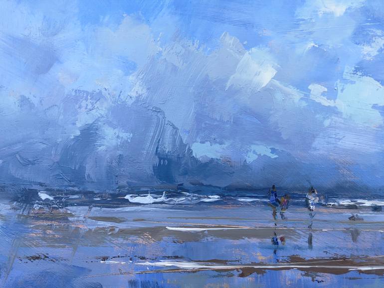 Watergate bay Painting by antony hinchliffe | Saatchi Art