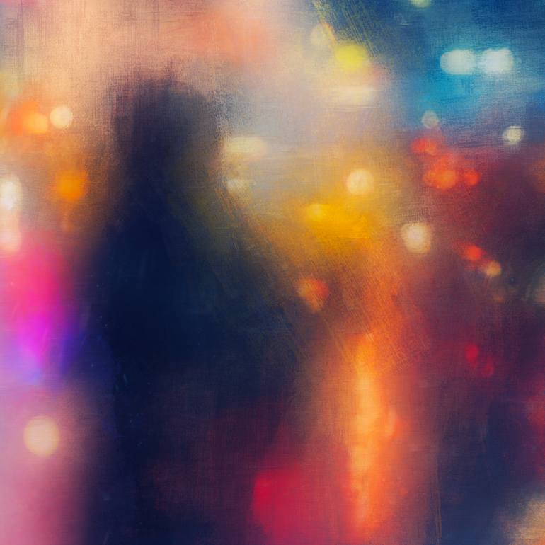 Late at night to catch a dream Painting by Maya Nonoti | Saatchi Art