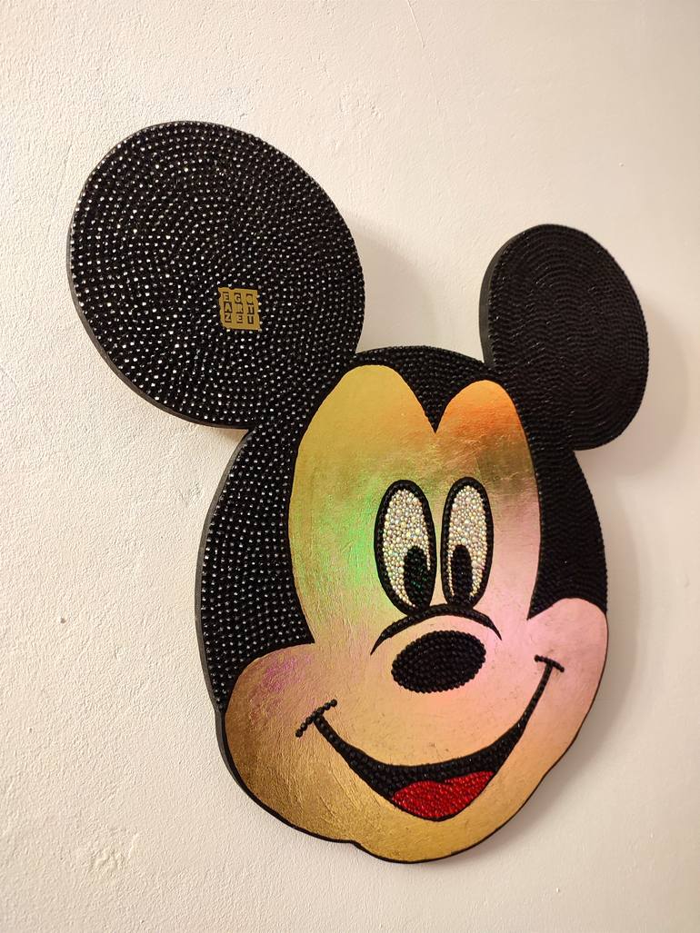 Mickey Mouse Collage by Alina ZVYAGINTCEVA | Saatchi Art