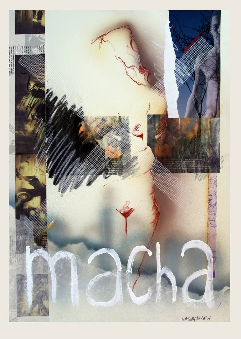 Macha Collage by Wayne Tindall | Saatchi Art