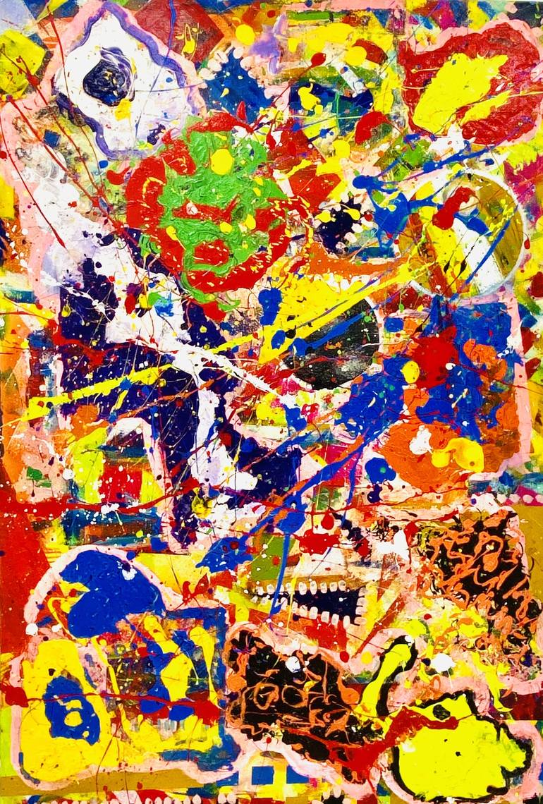 Jupiter Mess Painting by Hakai Sanchez | Saatchi Art