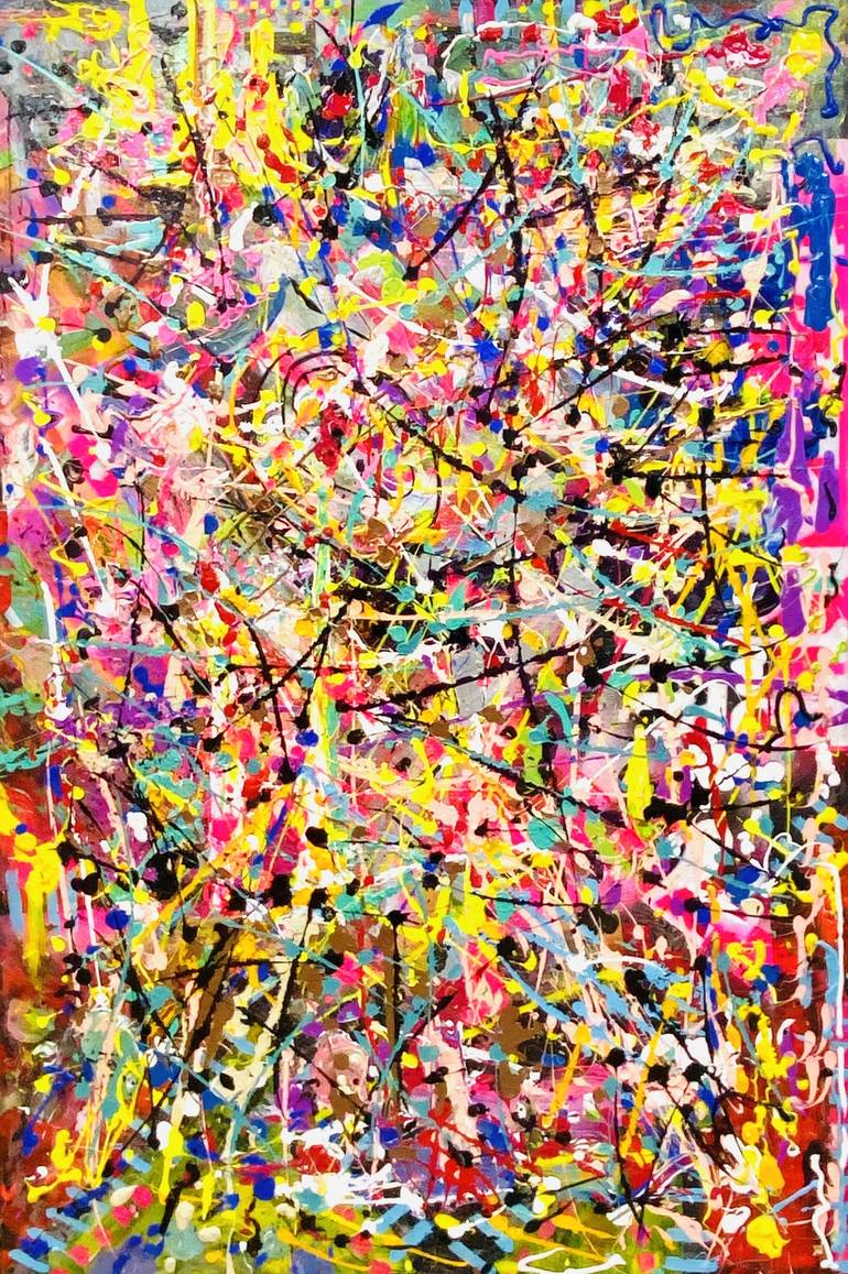 Explosion Painting by Hakai Sanchez | Saatchi Art